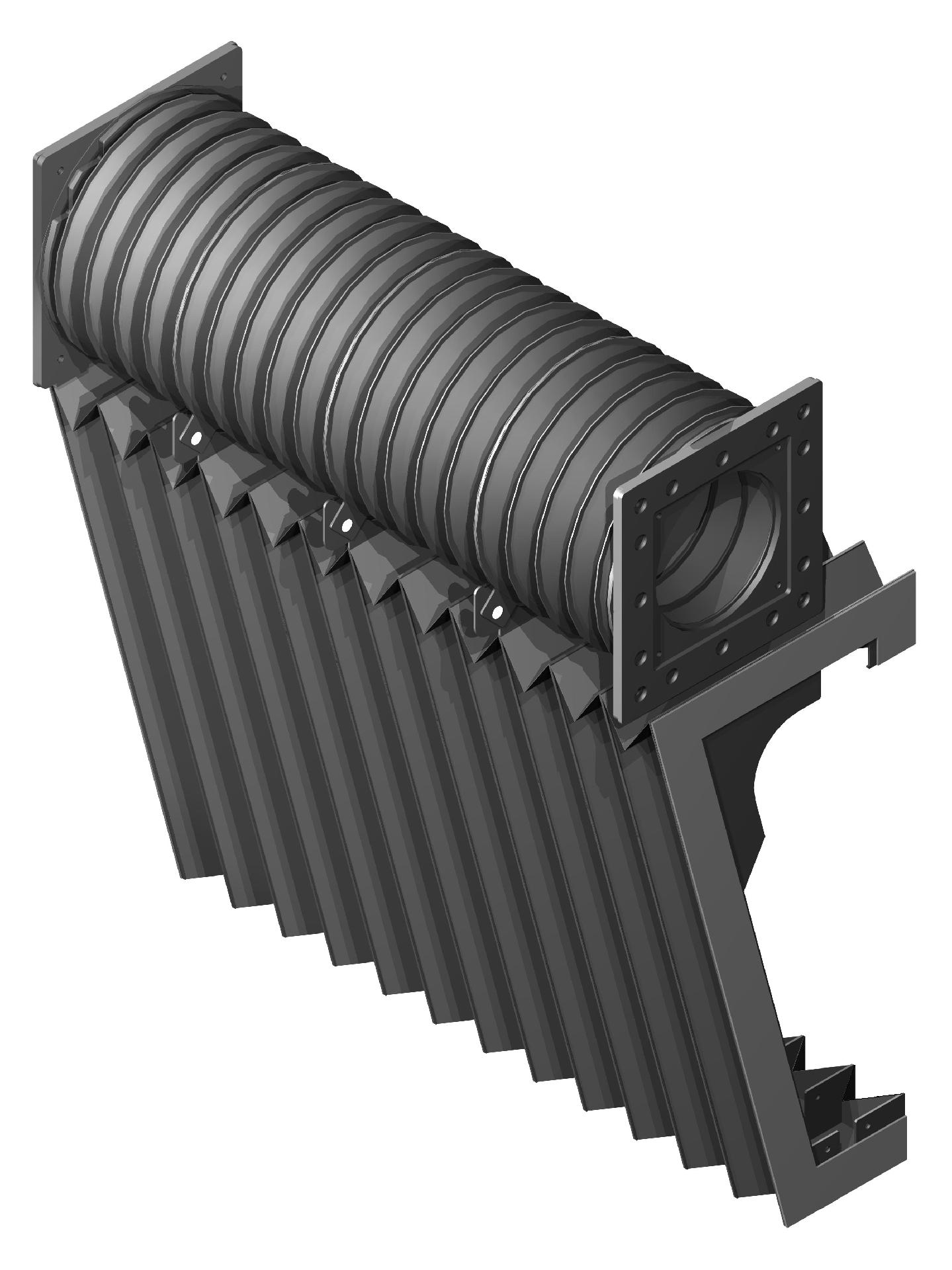 Y Rail/Beam Path Bellows